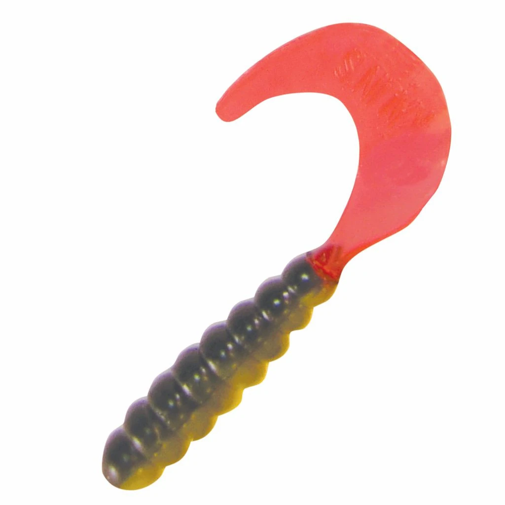 Kalin's Triple Threat 2 inch Soft Plastic Grub World Record Black ...