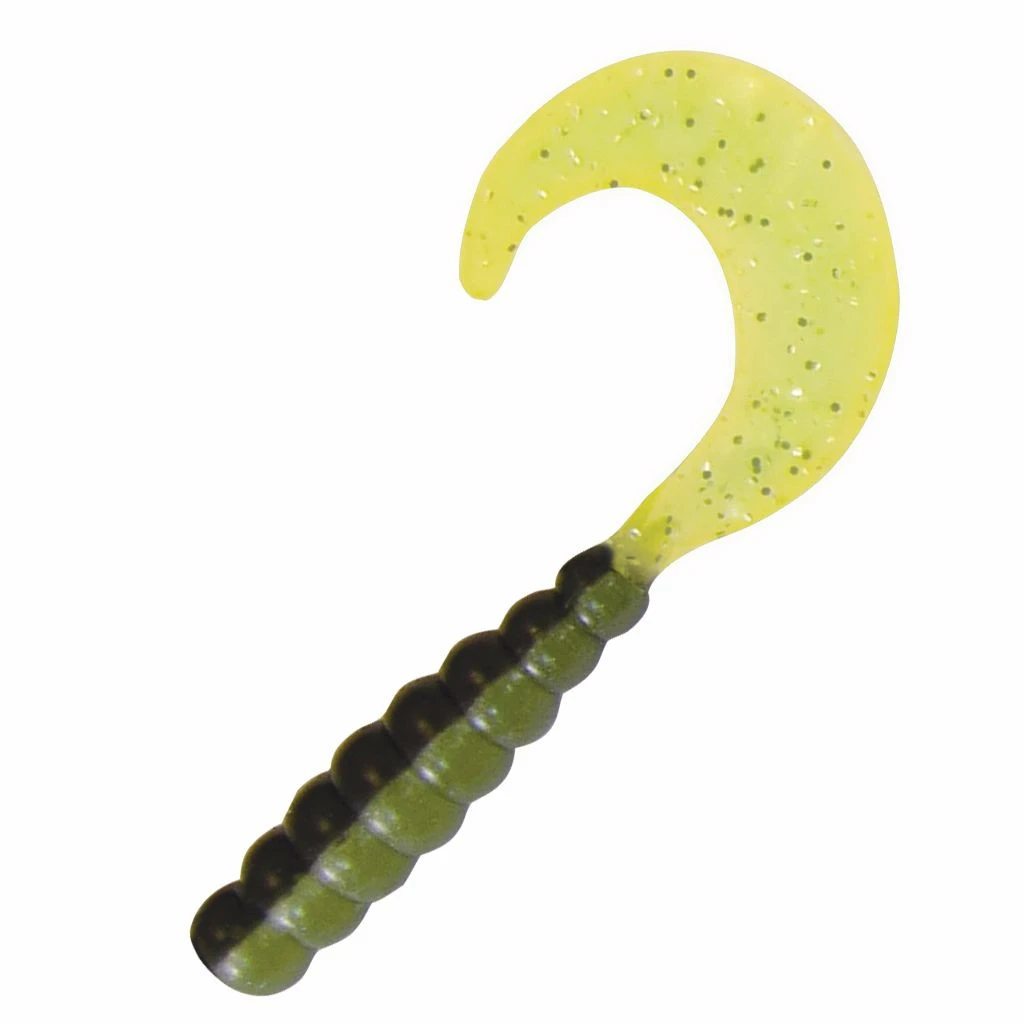Kalin's Triple Threat 2 inch Soft Plastic Grub World Record Black ...